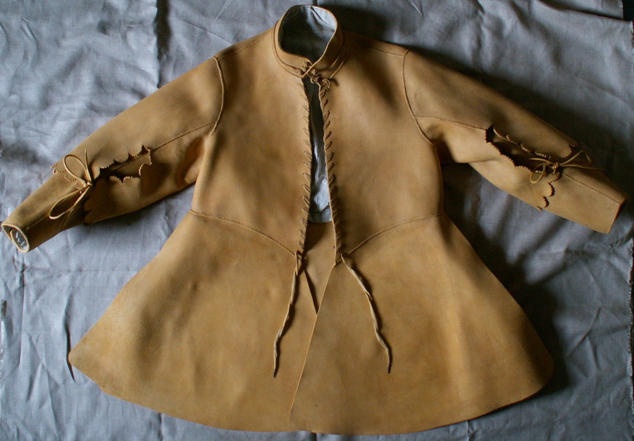 Double sleeved buff coat