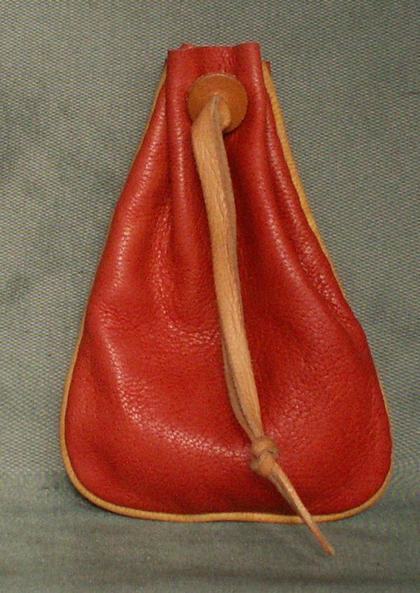 Small Money Purse With Piped Seam