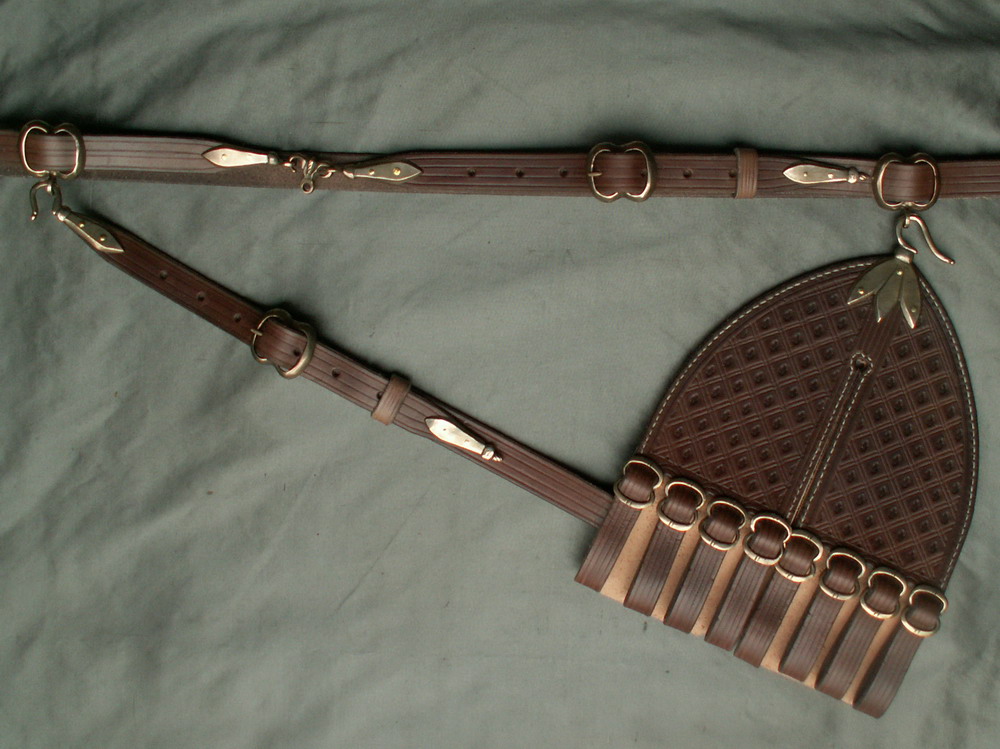 17th century wide buckled baldric